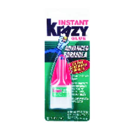 Krazy Glue Krazy Glue Super Strength Polyvinyl acetate homopolymer Advanced Formula 0.18 oz ...